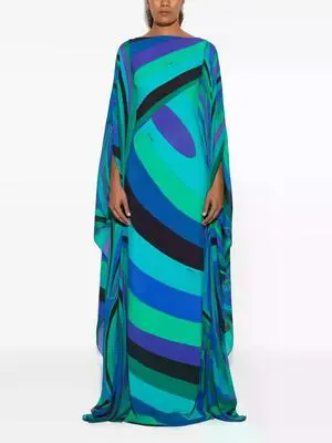 Emilio Pucci Iride-pattern Long Dress