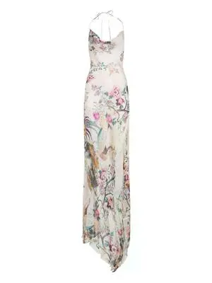 Roberto Cavalli Tie Detailed Evening Dresses