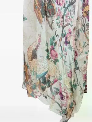 Roberto Cavalli Floral-print Evening Dress