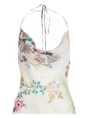 Roberto Cavalli Floral-print Evening Dress
