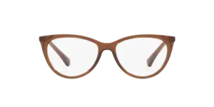 LENSCRAFTERS Cat-eye Eyeglasses - Shiny Transparent Brown
