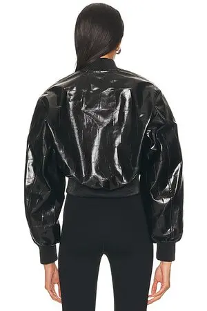 Stella McCartney Croco Bomber