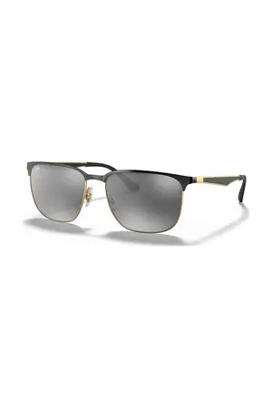 Ray-ban Square Full Rim Sunglasses - Gold