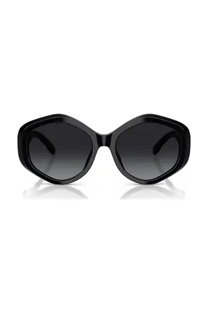 Tory Burch Irregular Sunglasses With Gradient Lens