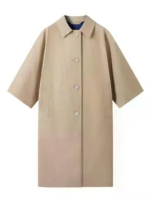 Mackintosh Collin Buttoned-up Coat - Neutrals