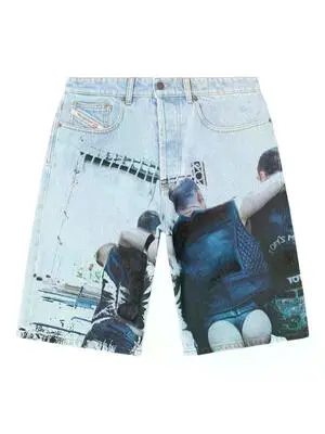 Diesel® Printed Shorts For Women