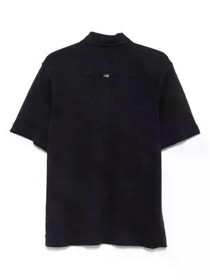 Paul Smith Linen Polo Shirt - Blue