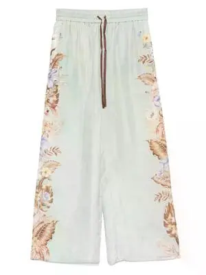 Zimmermann Coco Trousers - Green