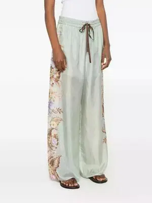 Zimmermann Coco Trousers - Green