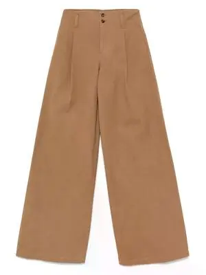 Chloé Buttoned Trousers - Brown