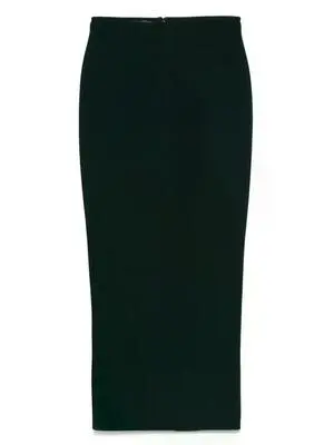 HERVE L. LEROUX Bandage Ankle Length Column Skirt