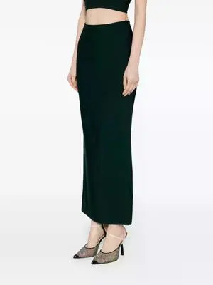HERVE L. LEROUX Bandage Ankle Length Column Skirt