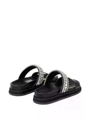 JIMMY CHOO Jadi Flat Sandals - Black