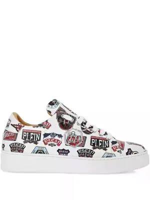 Philipp Plein Carson Patches Low-top Sneakers - White