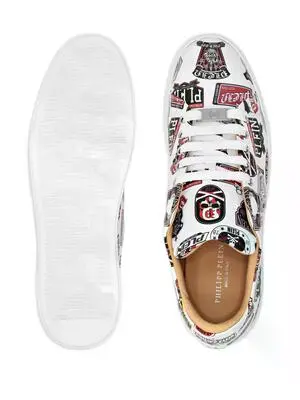 Philipp Plein Carson Patches Low-top Sneakers - White