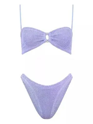 Hunza G Misty Crinkle Bikini - Purple