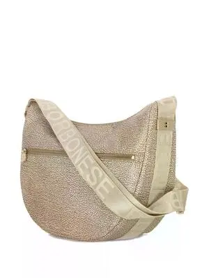 Borbonese Medium Luna Shoulder Bag - Neutrals