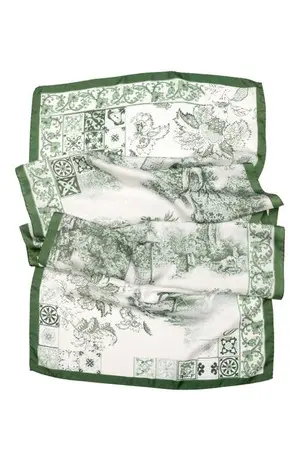 ELIZABETTA Toilelong Silk Scarf For