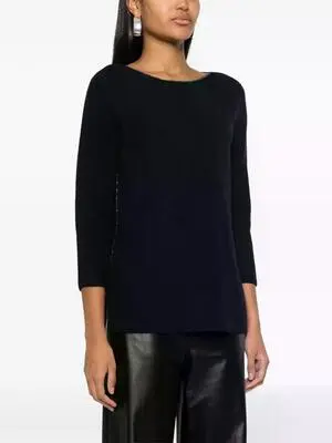 Fabiana Filippi Ribbed Knit Sweater With Bead Embellishment