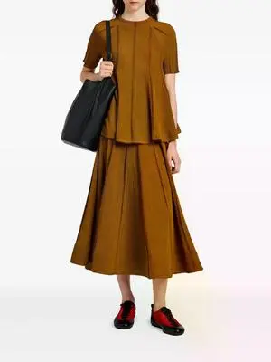 Proenza Schouler Tavia Midi Skirt - Brown