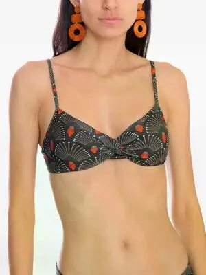 LYGIA & NANNY Cassis Twisted Bikini Top