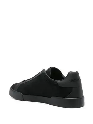 Dolce & Gabbana Logo-patch Sneakers - Black