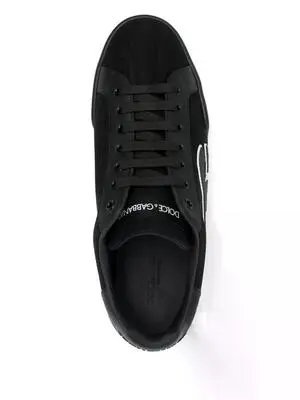 Dolce & Gabbana Logo-patch Sneakers - Black