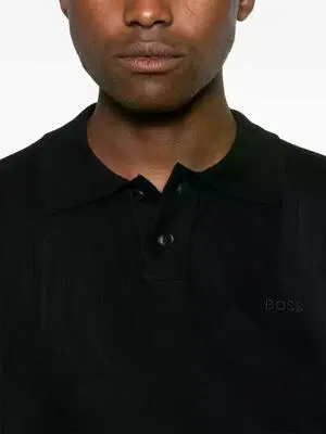 BOSS Cotton-blend Polo Shirt - Black