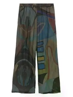 STAIN SHADE Graphic-print Trousers