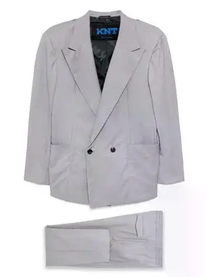 Kiton Pinstripe Suit - Grey