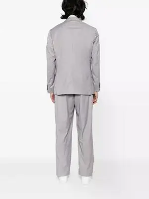 Kiton Pinstripe Suit - Grey