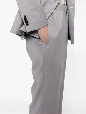 Kiton Pinstripe Suit - Grey