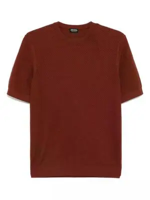 Zegna Cotton T-shirt - Brown