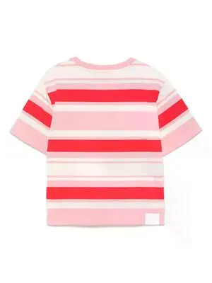 Izzue Striped Logo T-shirt