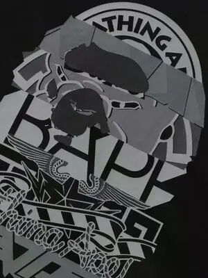 A BATHING APE Graphic-print Short-sleeve T-shirt - Black