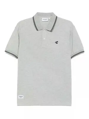 CHOCOOLATE Logo-embroidered Polo Shirt - Grey