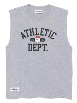 CHOCOOLATE Graphic-print Vest - Grey