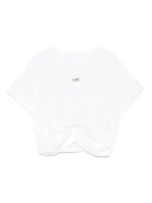 Izzue Knotted T-shirt - White