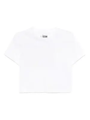 Izzue Logo-embroidered T-shirt - White