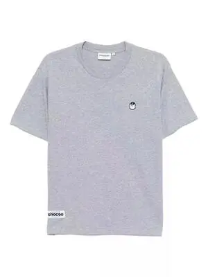 CHOCOOLATE Logo-patch T-shirt - Grey