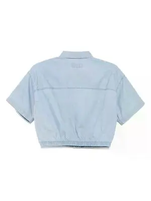 CHOCOOLATE Logo-embroidered Shirt - Blue