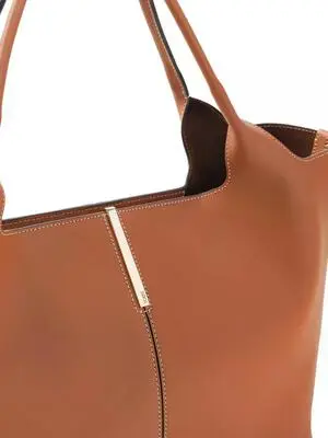 TOD'S Leather Tote Bag - Brown