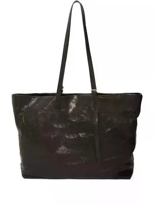 ANN DEMEULEMEESTER Leather Tote Bag - Black