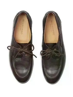 SCAROSSO Ginevro Loafers - Brown