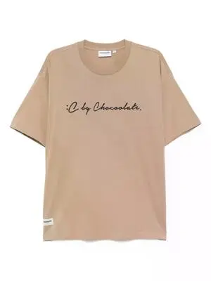 CHOCOOLATE Logo-print T-shirt - Brown