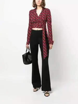 Diane Von Furstenberg Gregory Flared Trousers