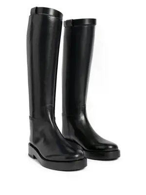 ANN DEMEULEMEESTER Knee-high Biker Boots