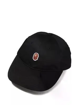 A BATHING APE Logo-embroidered Baseball Cap - Black