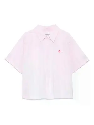 CHOCOOLATE Logo-patch Shirt - Pink