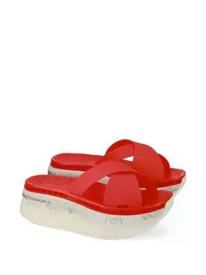 Premiata Moura Slip-on Slides - Red